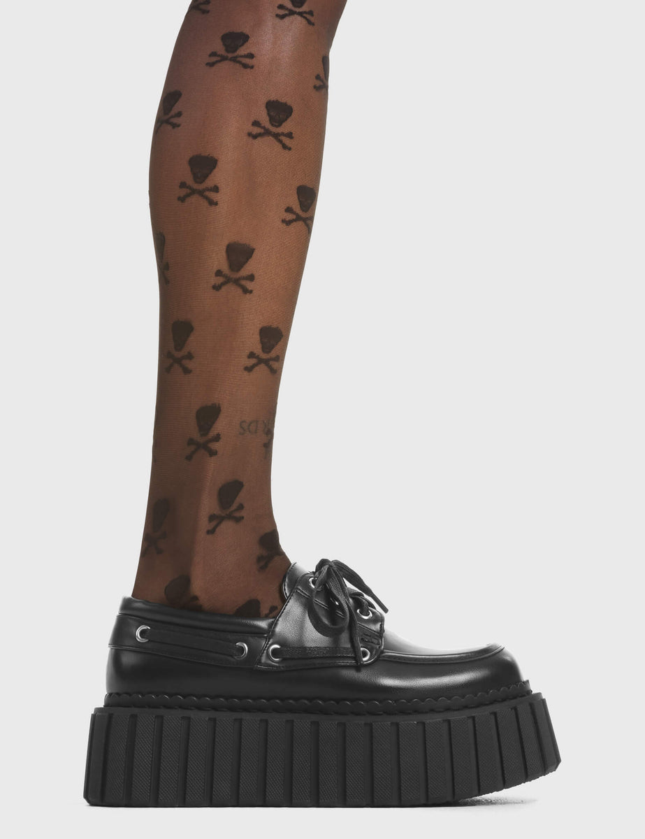 Breaking News Chunky Platform Creeper Shoes – LAMODA EU