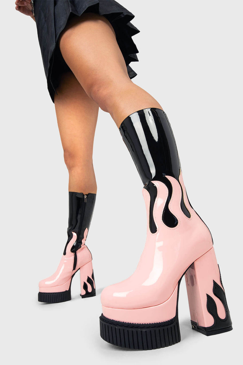 Ignite Platform Calf Boots – LAMODA EU